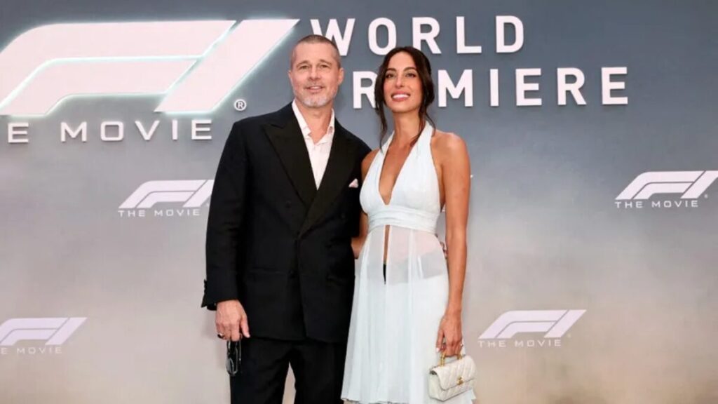 Brad Pitt e Inés de Ramón "acaramelados" en estreno de "Jay Kelly"